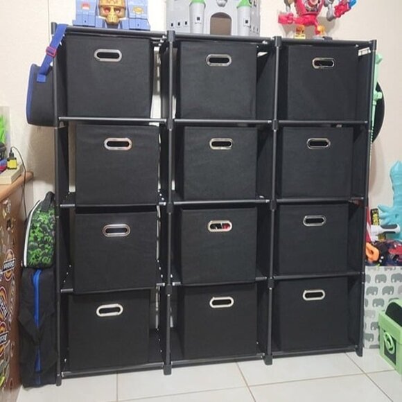 Storage & Organization | New Set Of 6 Foldable Fabric Storage Bins ...